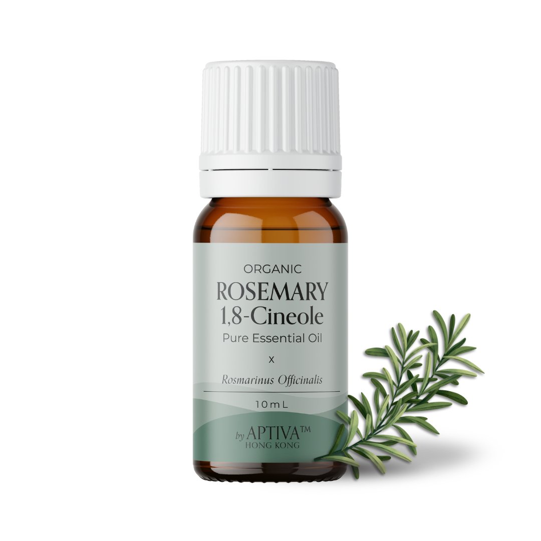 APTIVA, Organic Rosemary 1,8-Cineole Pure Essential Oil | Aromatherapy